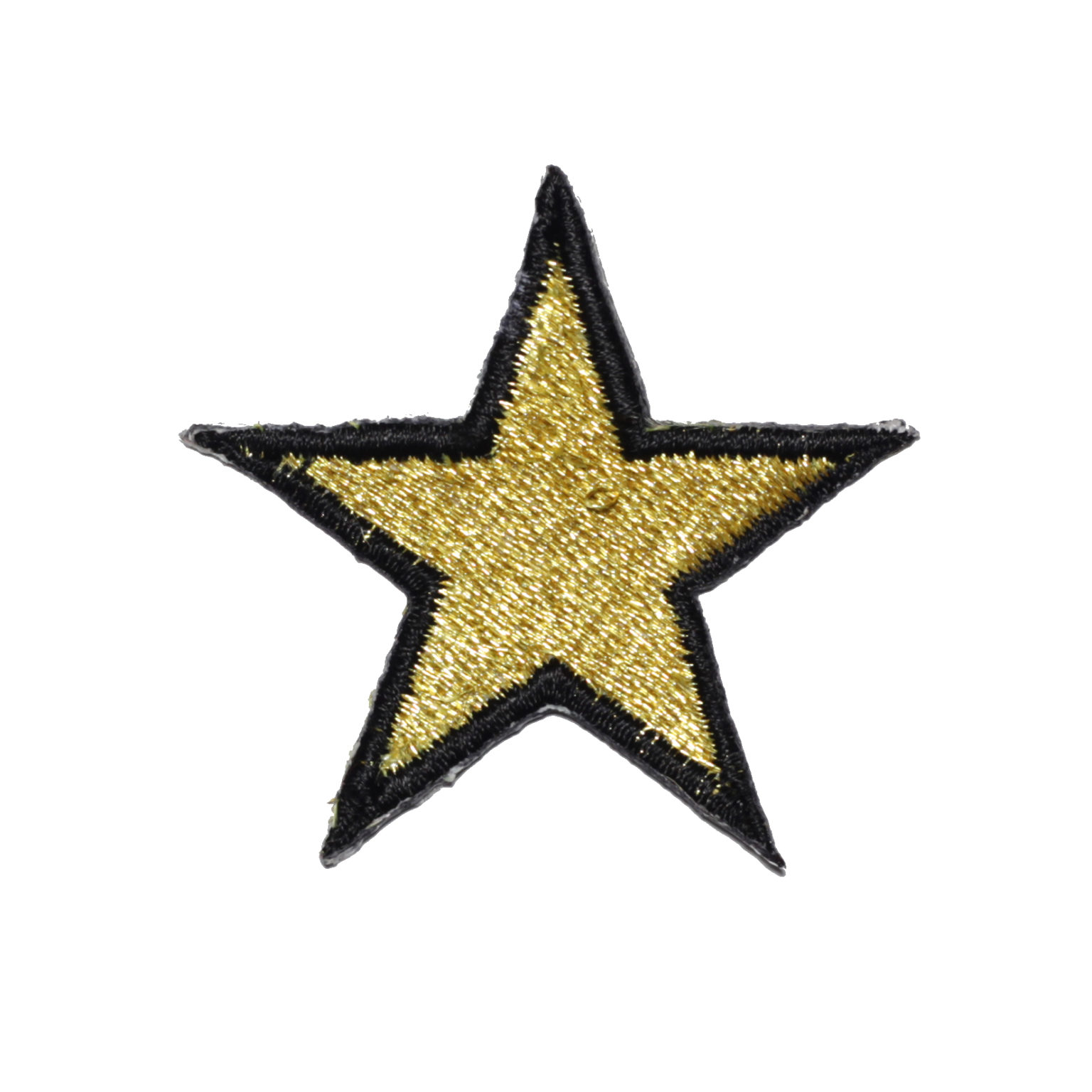 GOLD BLACK STAR • STERN (Applikation, Aufnäher, Bügelbilder, Flicken ...